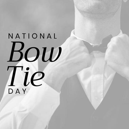 Design Wizard - Free Templates for National Bow Tie Day templates