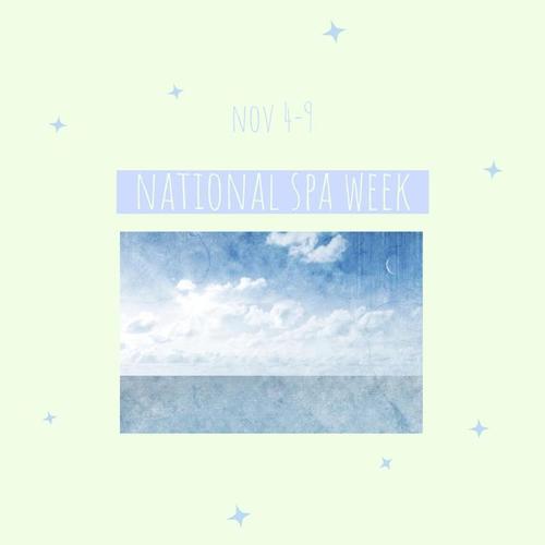 Design Wizard - National Spa Week FREE Templates templates