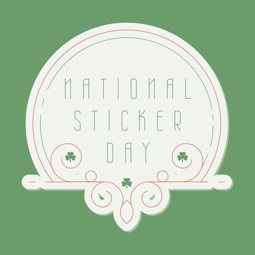 Design Wizard - National Sticker Day - Designwizard templates