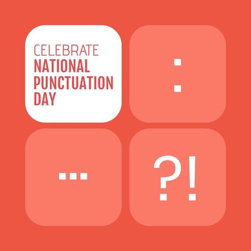 Design Wizard - National Punctuation Day Freebie Templates templates