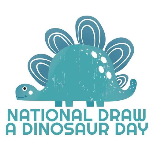 Design Wizard - Free National Draw a Dinosaur Day Templates | Design ...