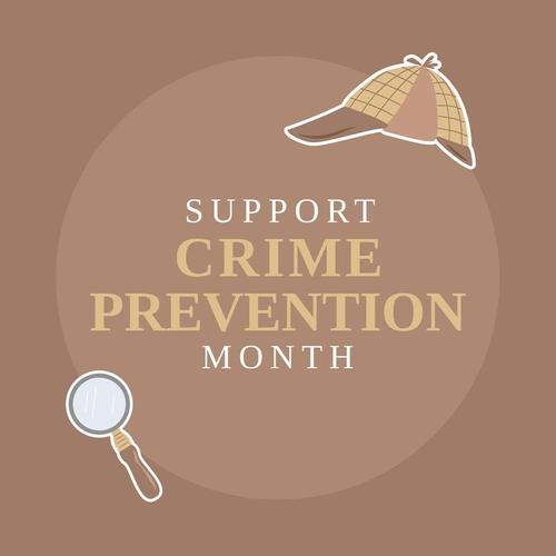 Design Wizard - National Crime Prevention Month Templates Free Download ...