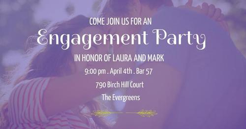 Engagement Announcements and Party Invitation Templates