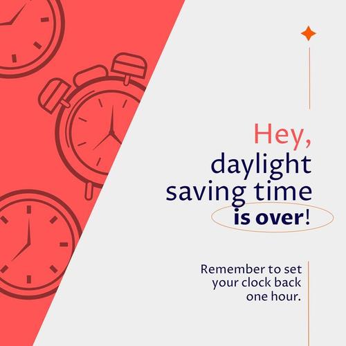 Design Wizard -Download Free Daylight Savings Time Ends Templates templates