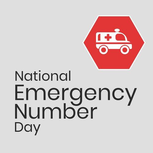 Design Wizard - Free Emergency Number Day Templates templates