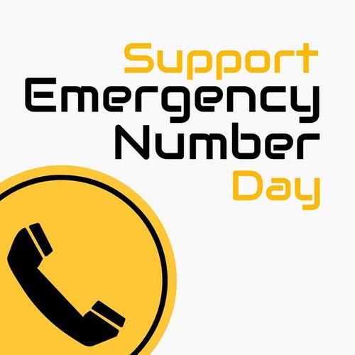 Design Wizard - Free Emergency Number Day Templates templates