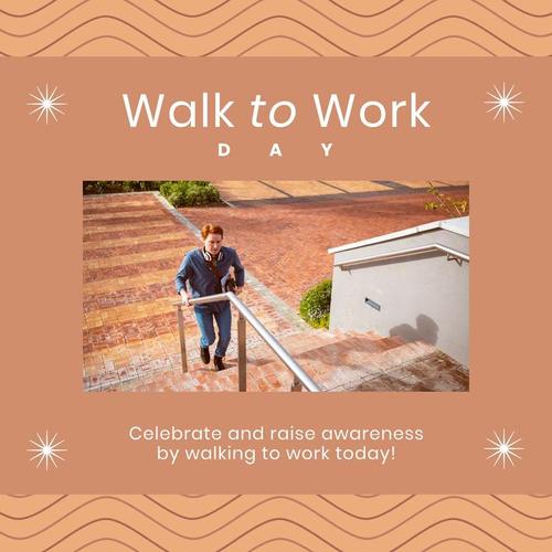 Design Wizard - Plantillas Gratuitas para el Día de Caminar al Trabajo ...