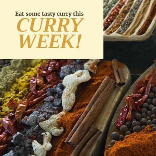 Design Wizard - Free National Curry Week Templates Download now templates